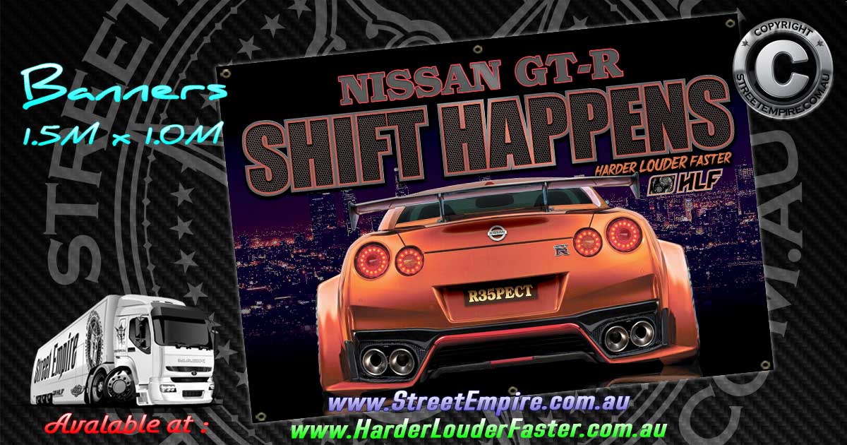 Nissan Skyline R35 banner - Street Empire